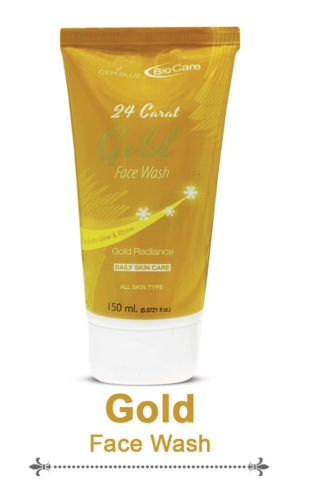 Buy BIOCARE 24 CARAT GOLD FACE WASH 150ML FOR EXTRA GLOW SHINE Online ...