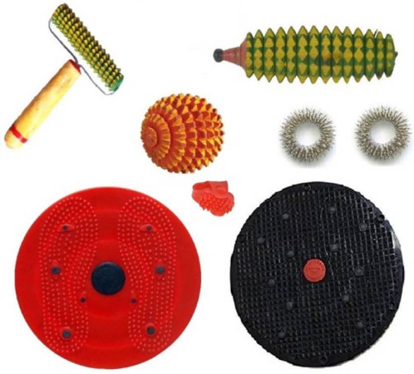 Buy Acupressure Kit Combo with All Wooden Accessories thumb pad full ...