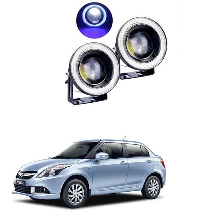 Buy Car Fog Lamp Blue Angel Eye DRL Led Light For Maruti Suzuki Swift Dezire Online @ ₹919 from ...