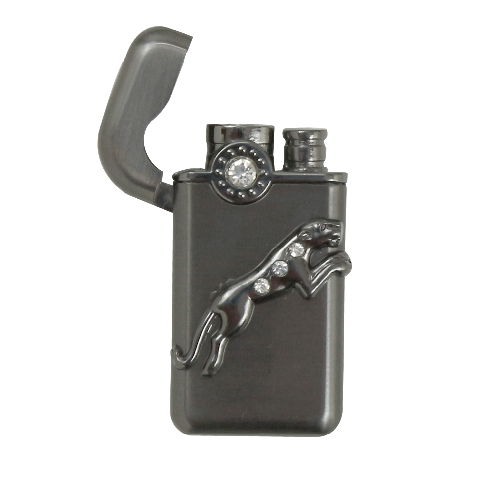 Buy Jaguar WITH DIAMOND STUDDED Cigarette Lighter Metallic Black ...