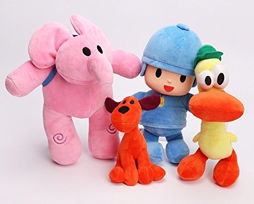 Buy iDream Cute Pocoyo Friends (Pocoyo Elly Pato Loula) Soft Plush ...