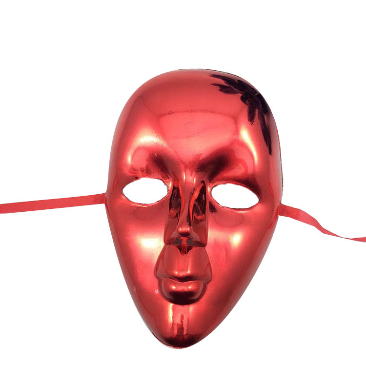Buy Full Face Red Color Face Mask for Halloween, Xmas Party, Birthday ...
