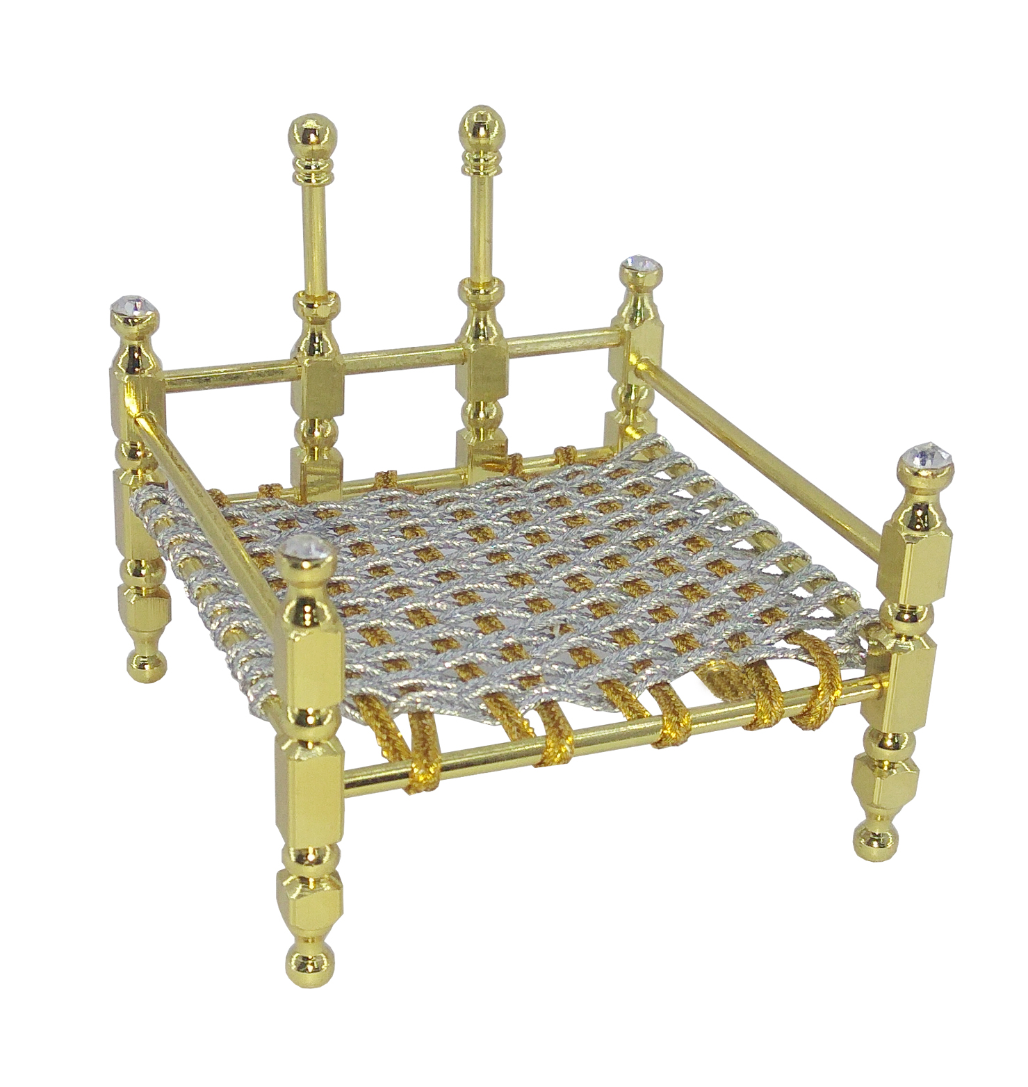 Buy Gkart Handicrafts Shihasan Showpiece Silver-Gold Resham Design ...