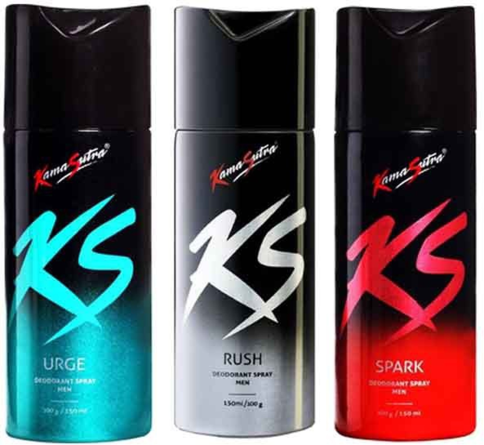 Buy Buy 2 Get 1 Free Ks Kamasutra Deo Deodorants Body Spray For Men ...