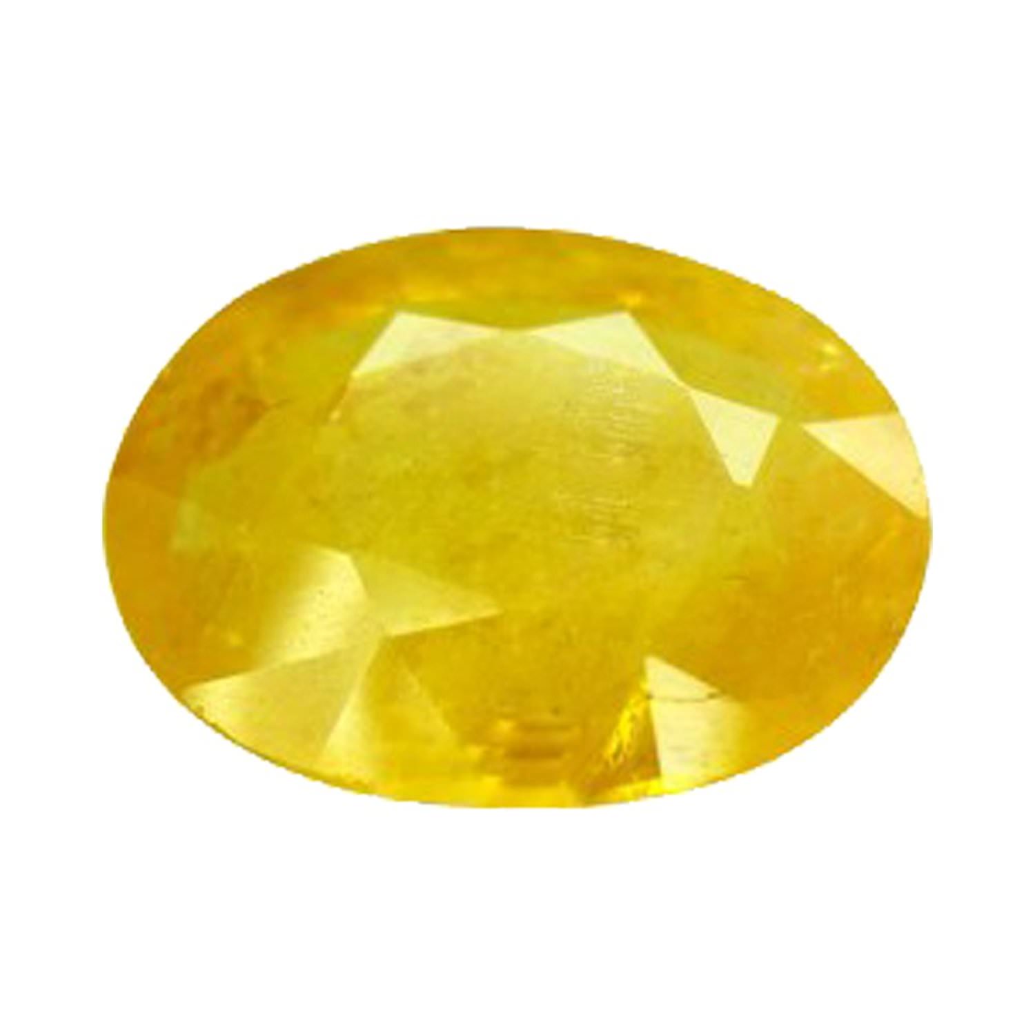 Buy Original Pukhraj Stone 8 Ratti (7.3 carats) Rashi Ratna Natural and ...