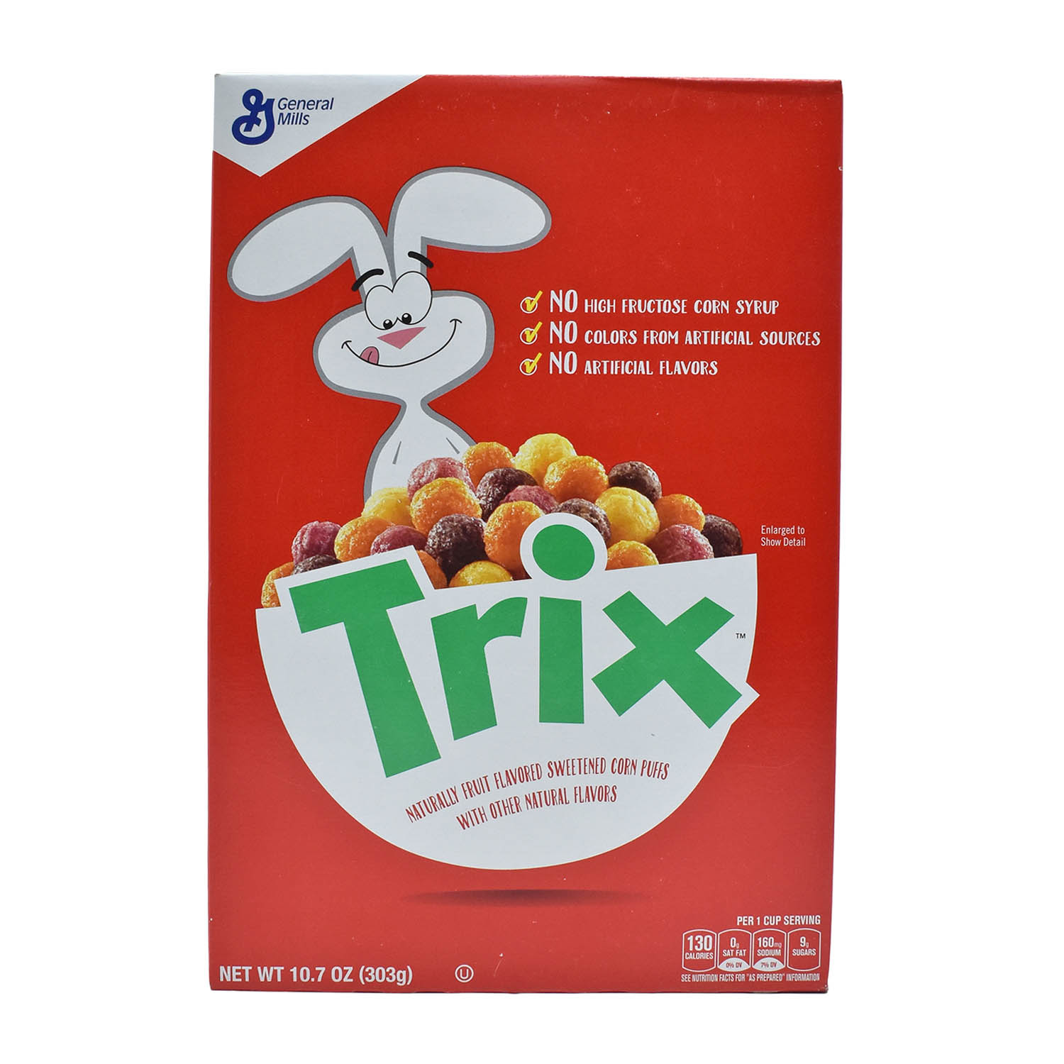 Buy General Mills Trix Naturally Fruit Flavoured Sweetened Corn Puffs ...