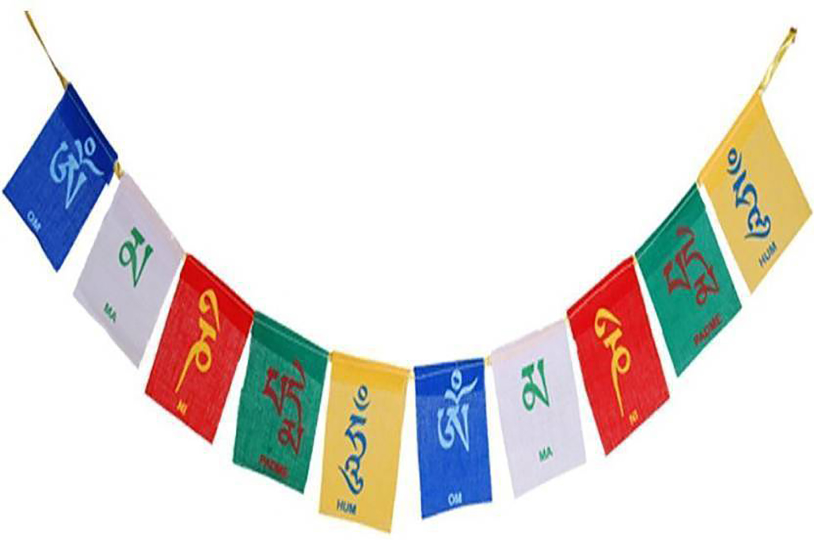 Buy Voila Present Tibetan Square Outdoor Flag Made From Polyester ...