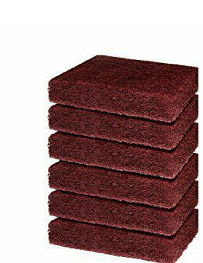 Buy scrub pad super tough for vessels hard cleaning, set of 6, so hard ...