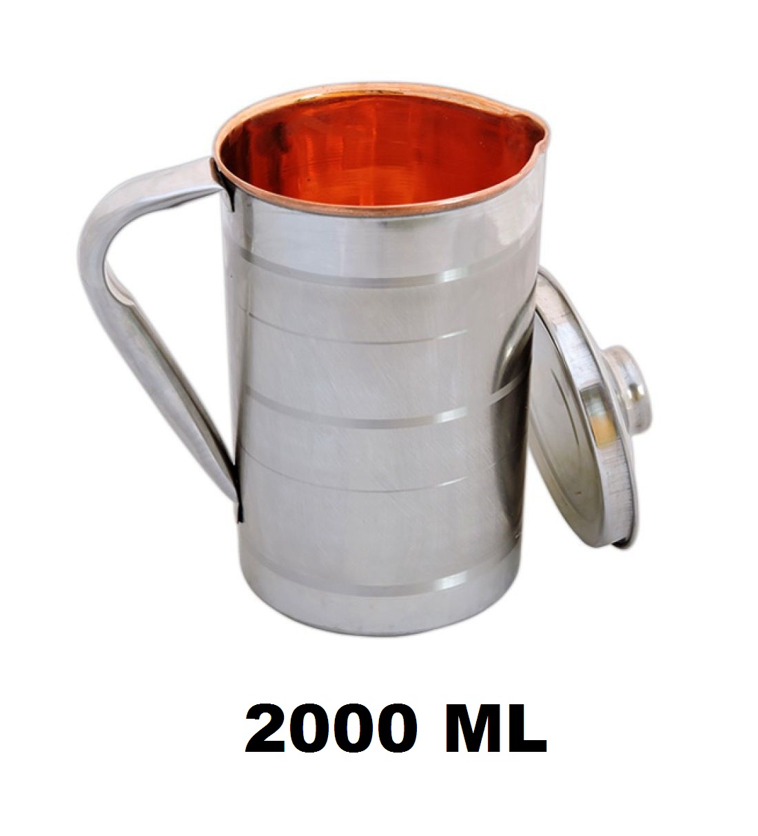 Buy AH Copper Satinless Steel Jug for Water Storage Drinking Water With ...