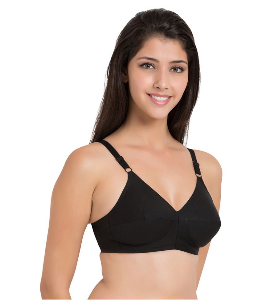Buy Devry Cotton Non Padded Bra Multicolors Pack Of 6 Pc Combo Set