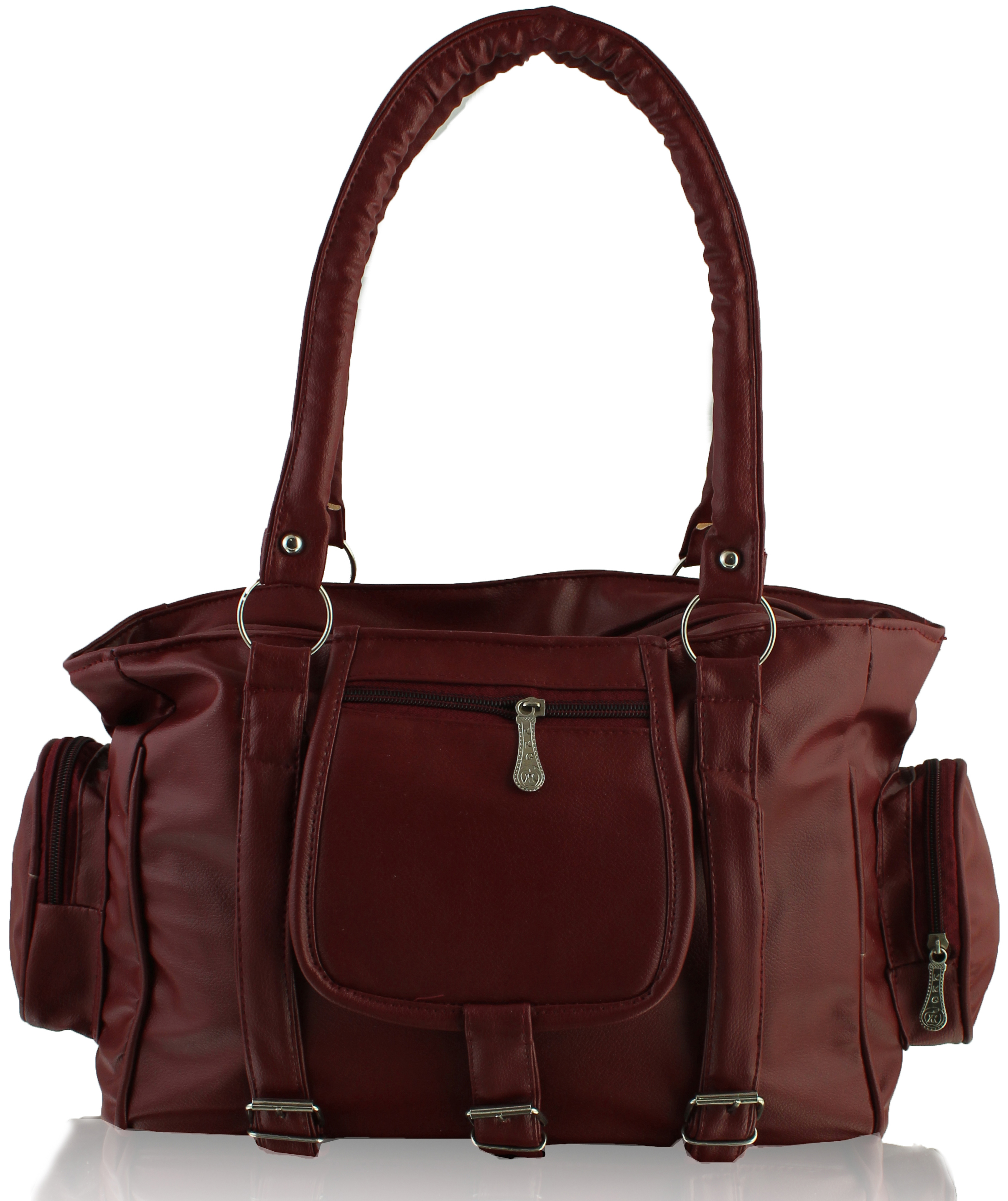 Buy Code Yellow Women's Maroon Handbag Online @ ₹499 from ShopClues