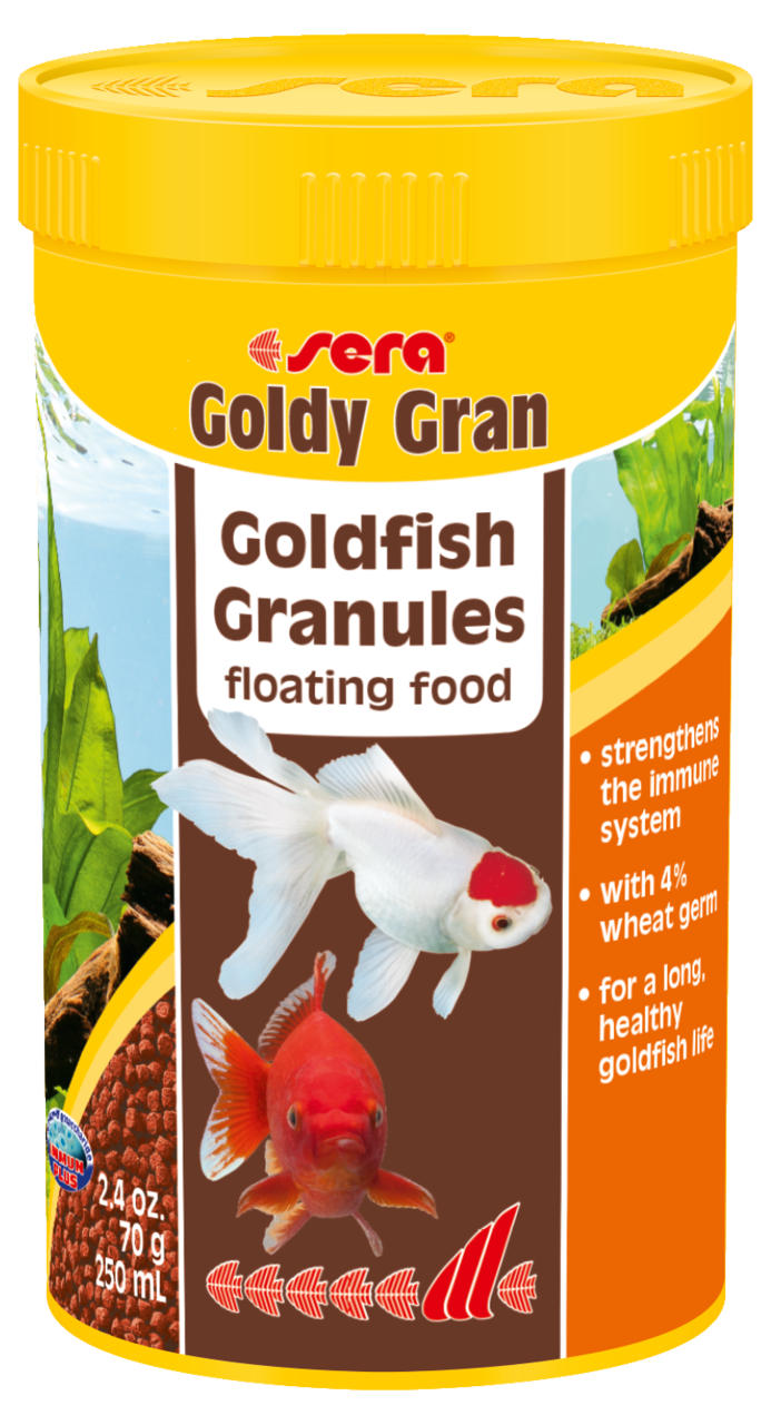 Buy AMORY - Sera Goldy Gran Goldfish Granules Floating Fish Food (250ml ...