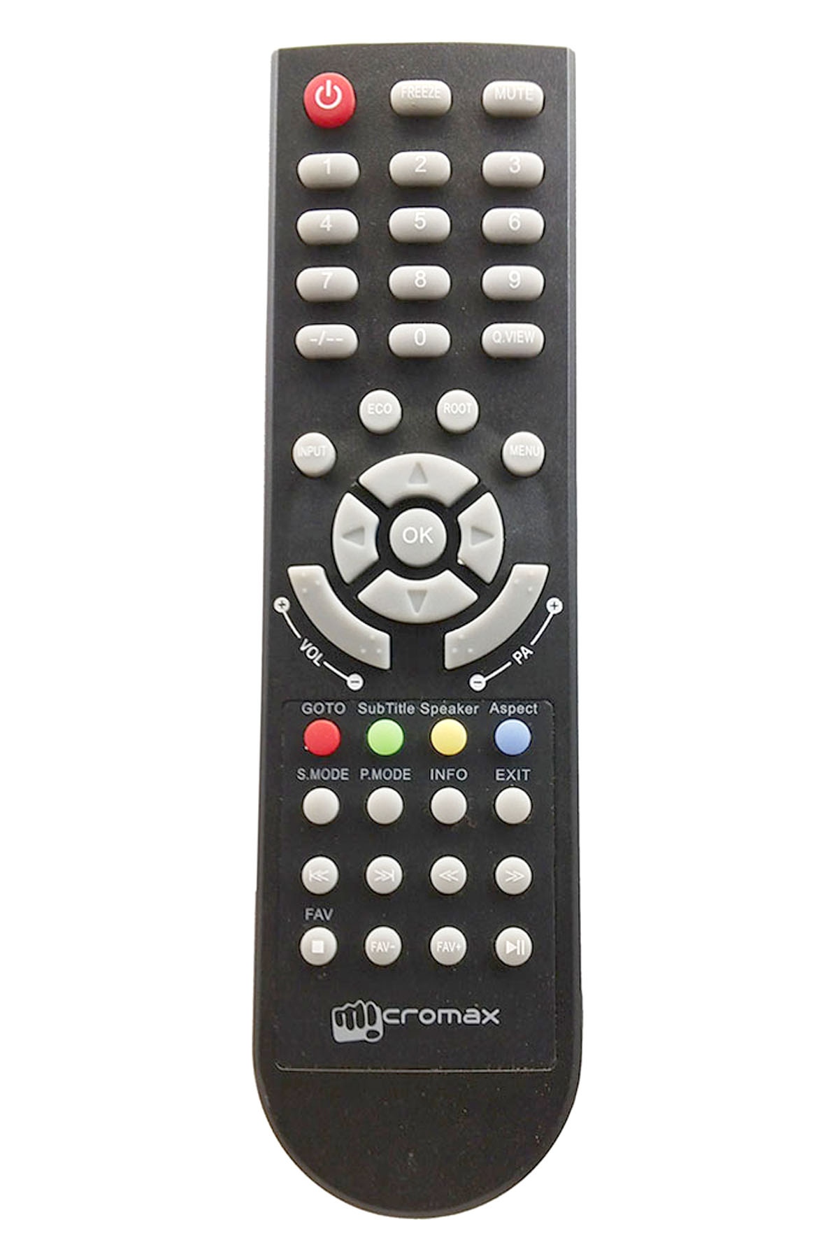 Buy Micromax Led/Lcd tv remote control Online @ ₹349 from ShopClues