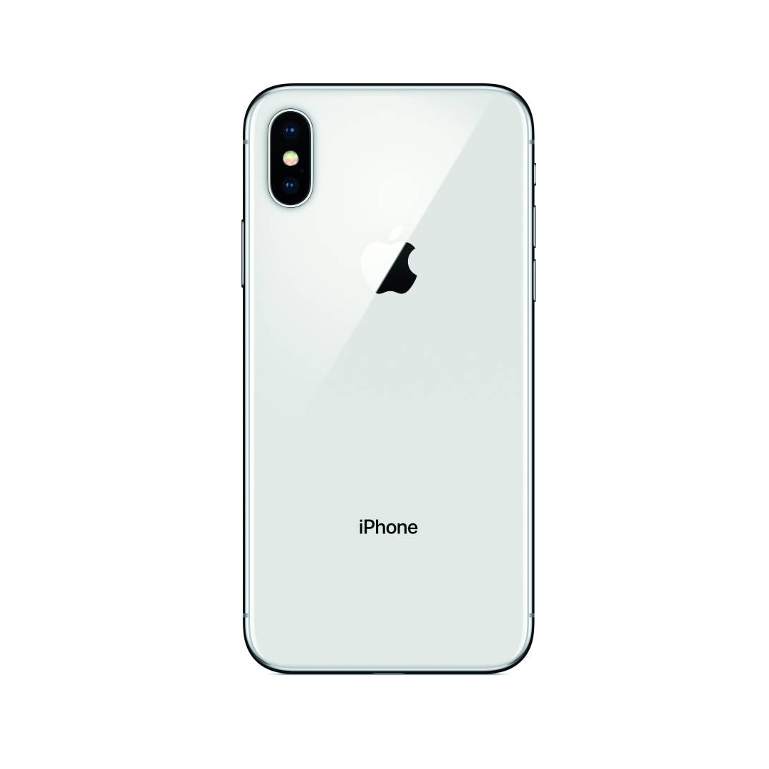 Buy Replacement Back Glass for Apple iPhone X (Silver) Online @ ₹499 ...