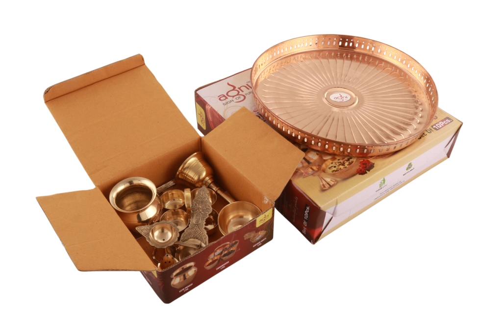 Buy AGNI 13 INCH COPPER POOJA THALI SET Online @ ₹2000 from ShopClues Buy AGNI 13 INCH COPPER POOJA THALI SET Online @ ₹2000 from ShopClues