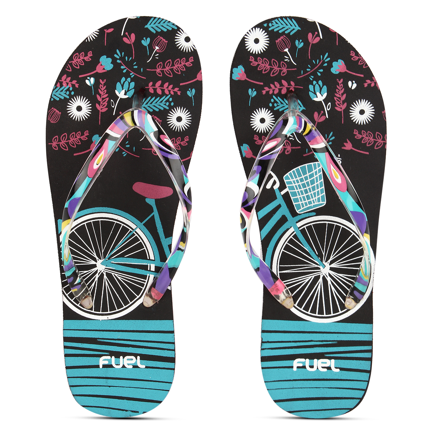 Buy FUEL Women's Comfortable Soft Strap House Beach Slippers Flip Flops ...
