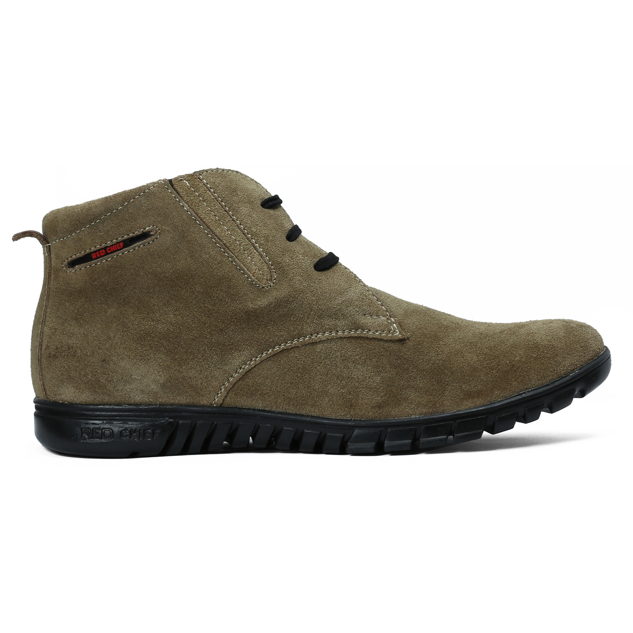 Buy Red Chief Olive Mid Ankle Leather Boot For Men (RC3503 014) Online ...