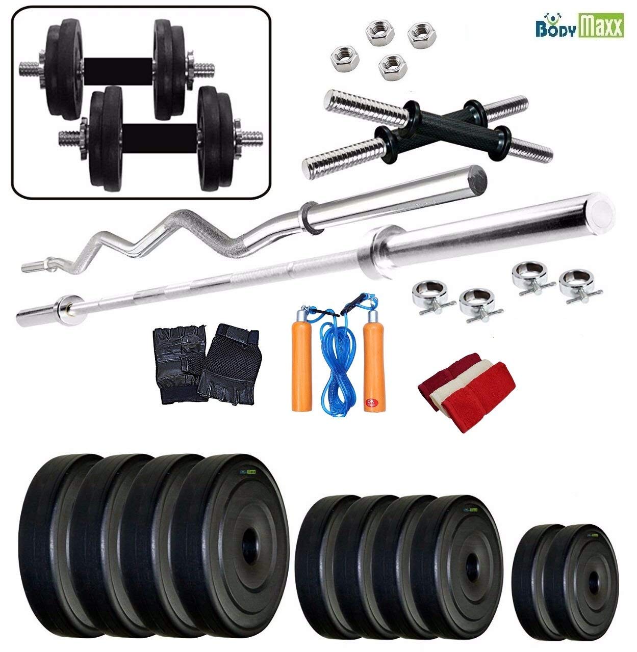 Buy Body Maxx 30 Kg Home Gym Set Combo 24 With 4 Rods Online @ ₹1999 ... Buy Body Maxx 30 Kg Home Gym Set Combo 24 With 4 Rods Online @ ₹1999 ...