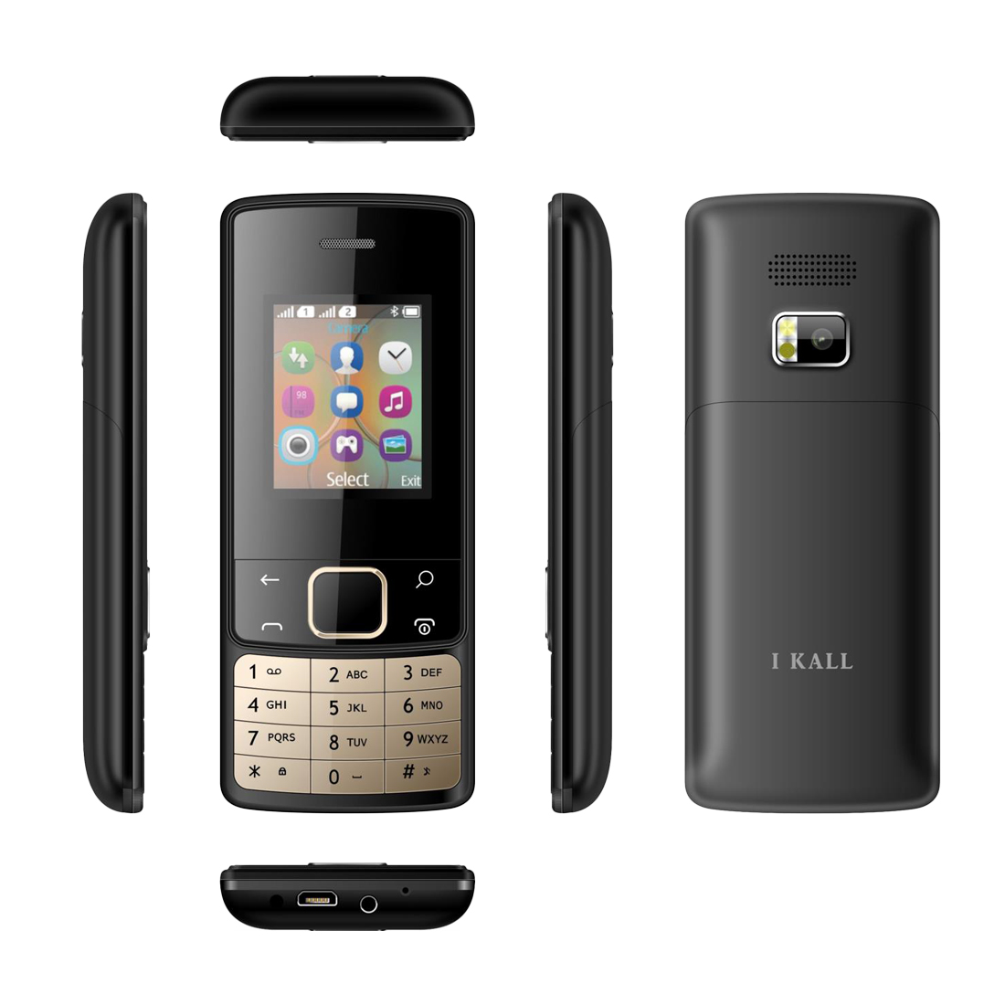 Buy I Kall K20 (Dual Sim,18 Inch, 2G, FM, Blutooth )Multimedia Mobile ...