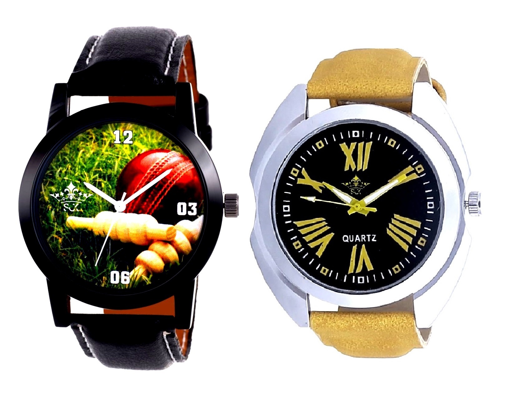 Buy Exclusive Roman Digits And Best Cricket Design SCK Men's Combo ...