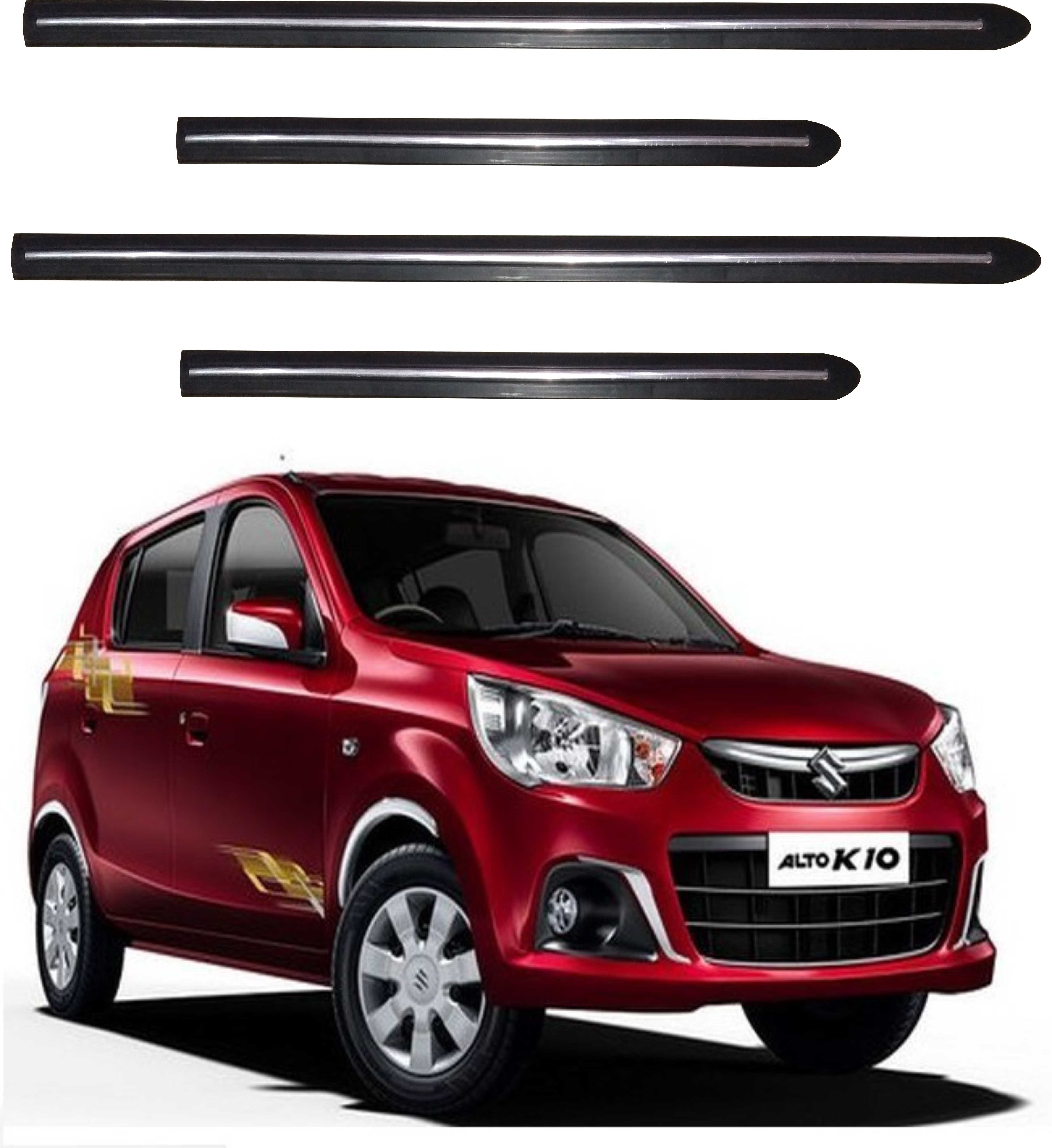 Buy Trigcars Maruti Suzuki Alto K10 New Car Side Beading Black With ...