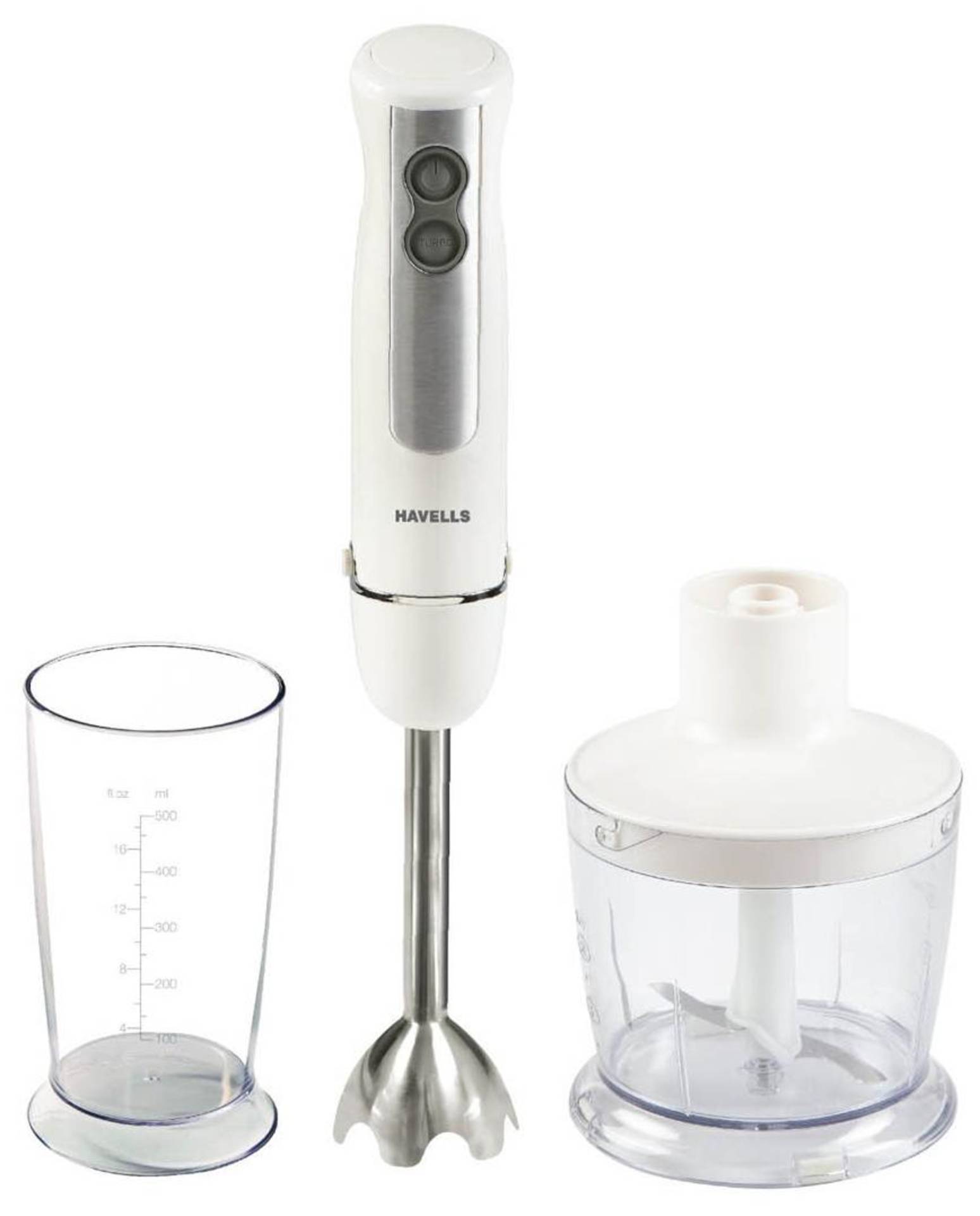Buy Havells Blend Mate 400 Watt with Chopper Hand Blender (White ...