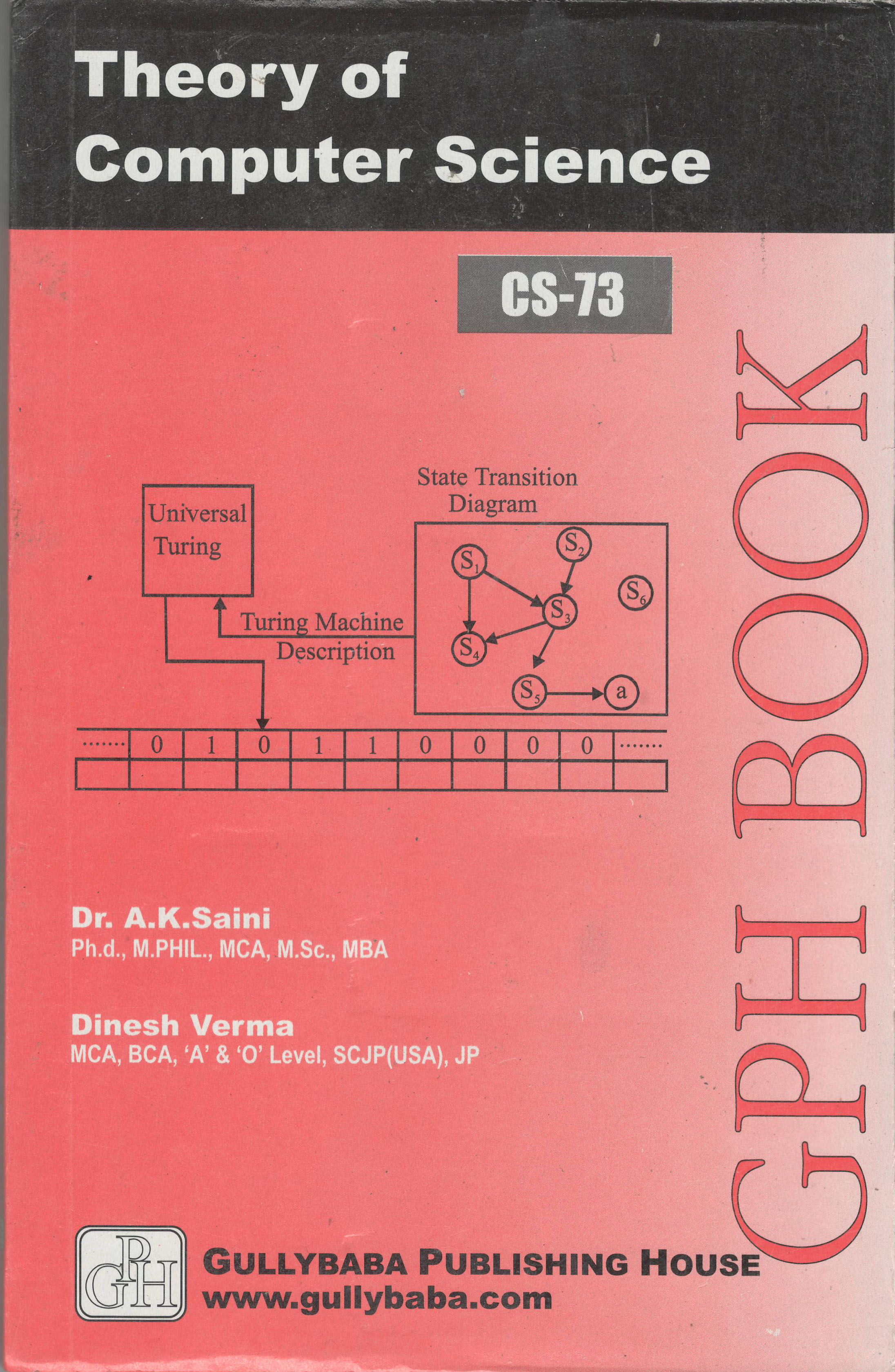 Buy CS73 Theory Of Computer Science (IGNOU Help book for CS-73 in ...