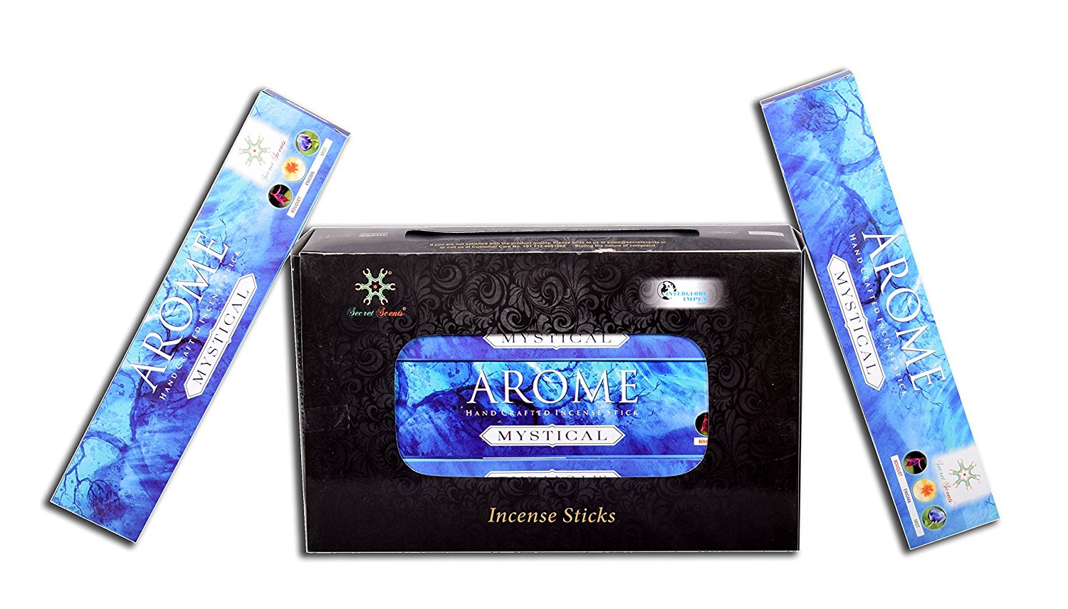 Buy Secret Scents Pure Spiritual Arome - Mystical 3 in 1 White Incense ...