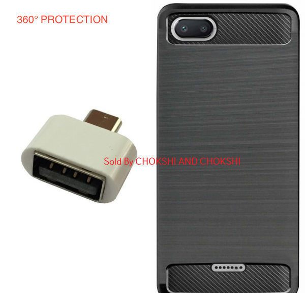 Buy Redmi 6A Premium Quality Back Cover With Free OTG Online @ ₹200 ...
