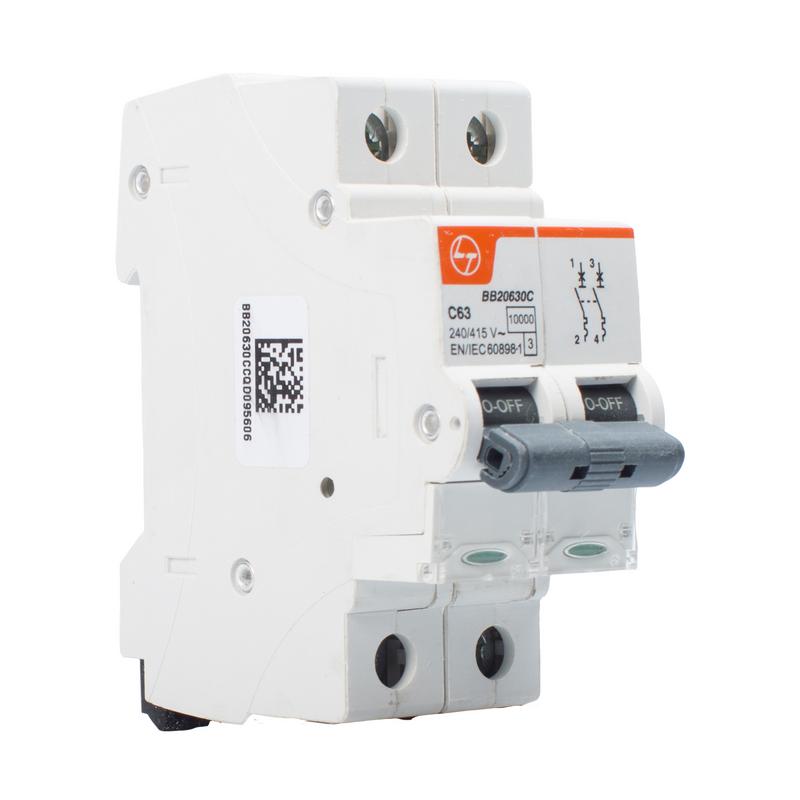 Buy MCB 10kA DP C-curve 25A Online @ ₹627 from ShopClues