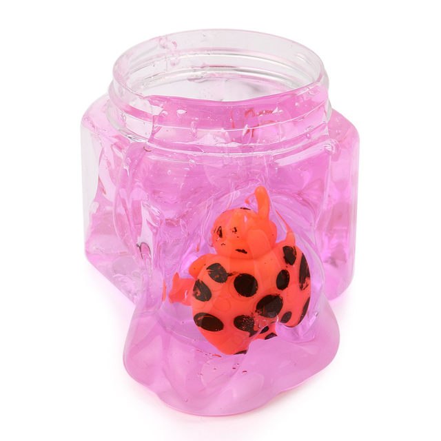 Buy EREIN New Crystal Clear Putty Slime Jelly Clay with Animal Figures ...