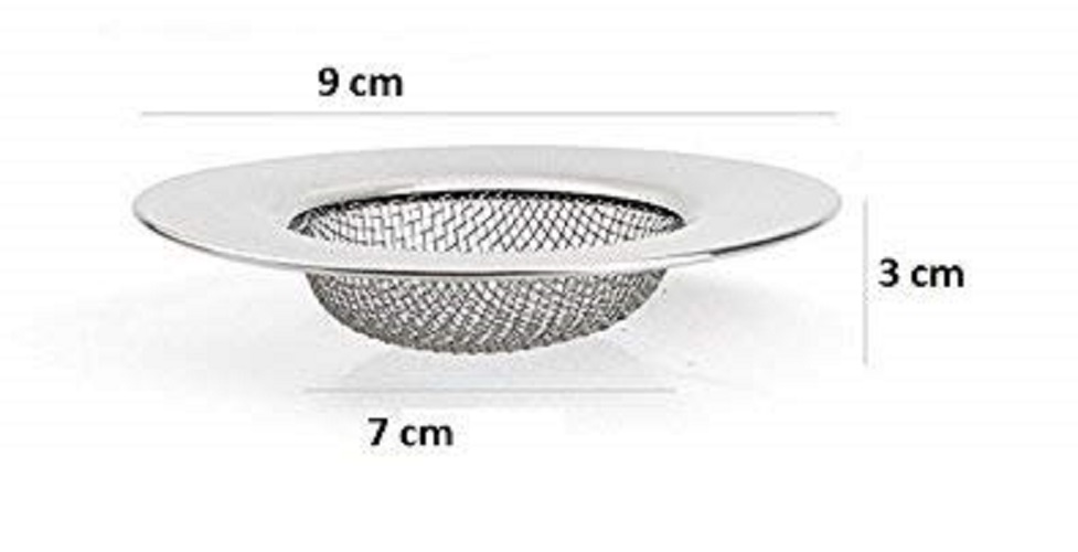 Buy Evershine Stainless Steel Sink Strainer, Wash Basin Jali ...