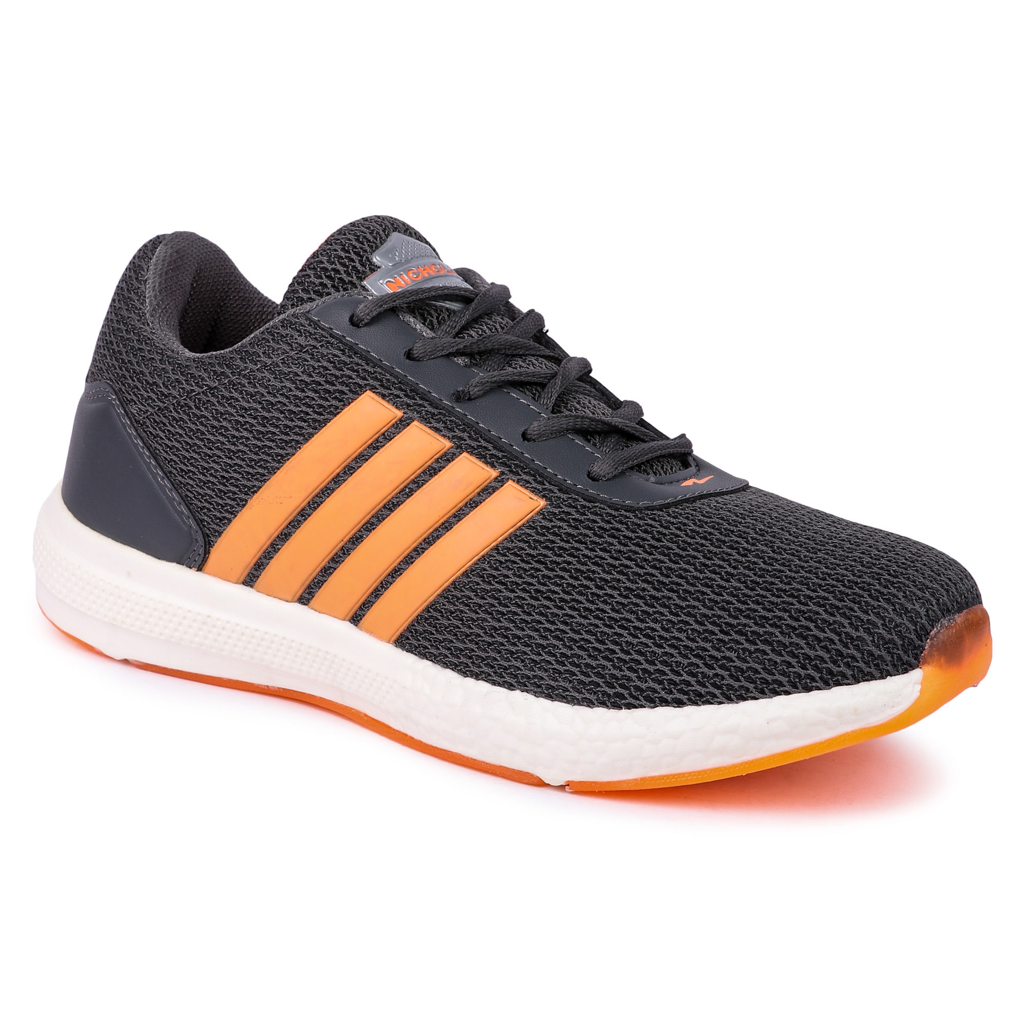Buy Nicholas Men's Orange Sports Shoe Online @ ₹1029 from ShopClues
