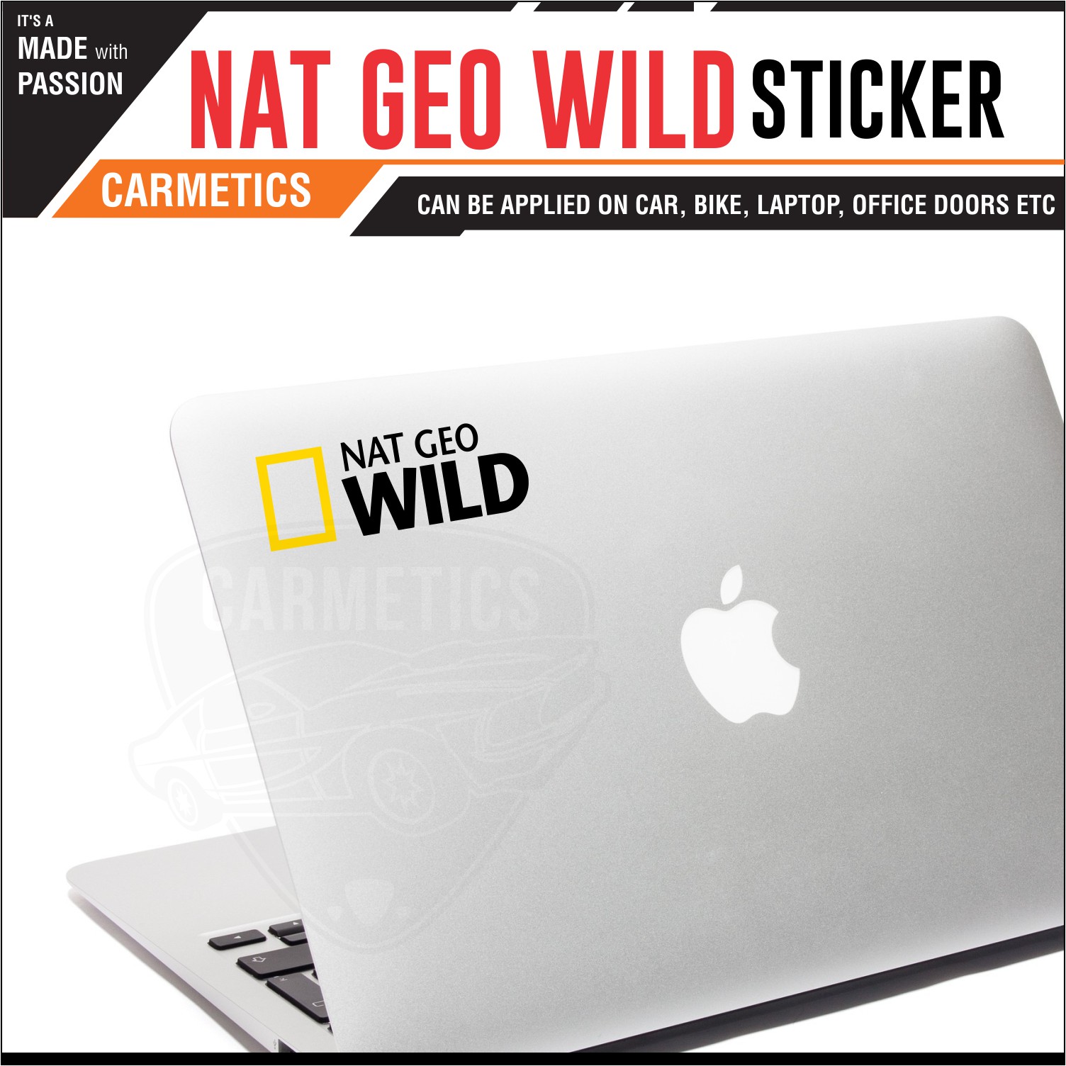 Buy Carmetics National Geographic Nat Geo sticker for Mahindra TUV 300 ...