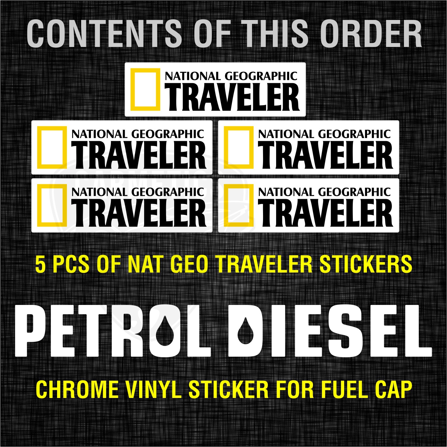 Buy Carmetics National Geographic Traveler Nat Geo Traveler Sticker For