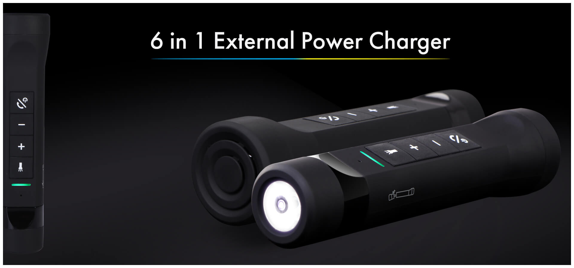 Buy Zebronics Esteem Portable 6 in 1 External Power charger (Black ...