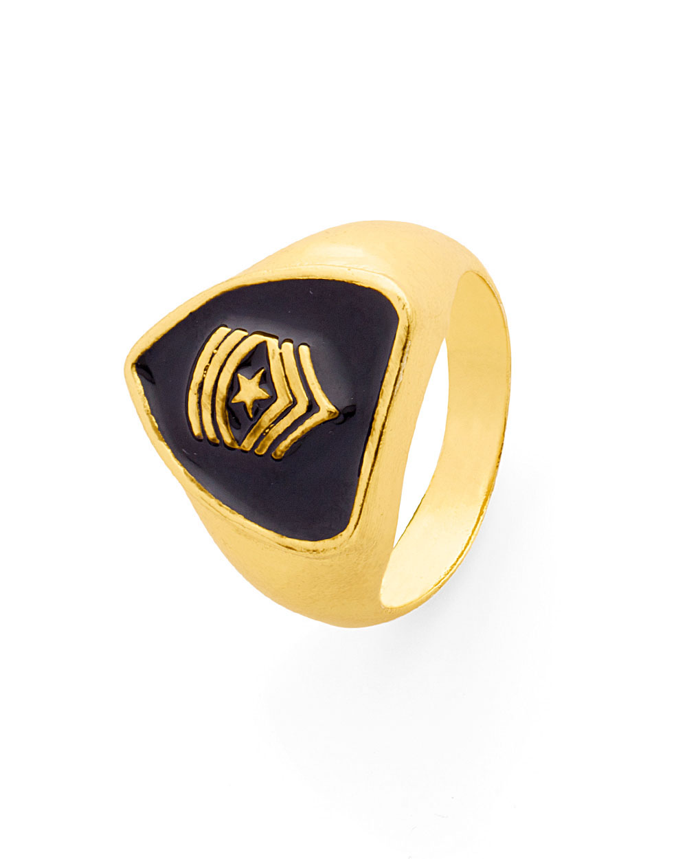 Buy Dare by Voylla Stylish Squad Shield Ring For Men Online @ ₹329 from ...