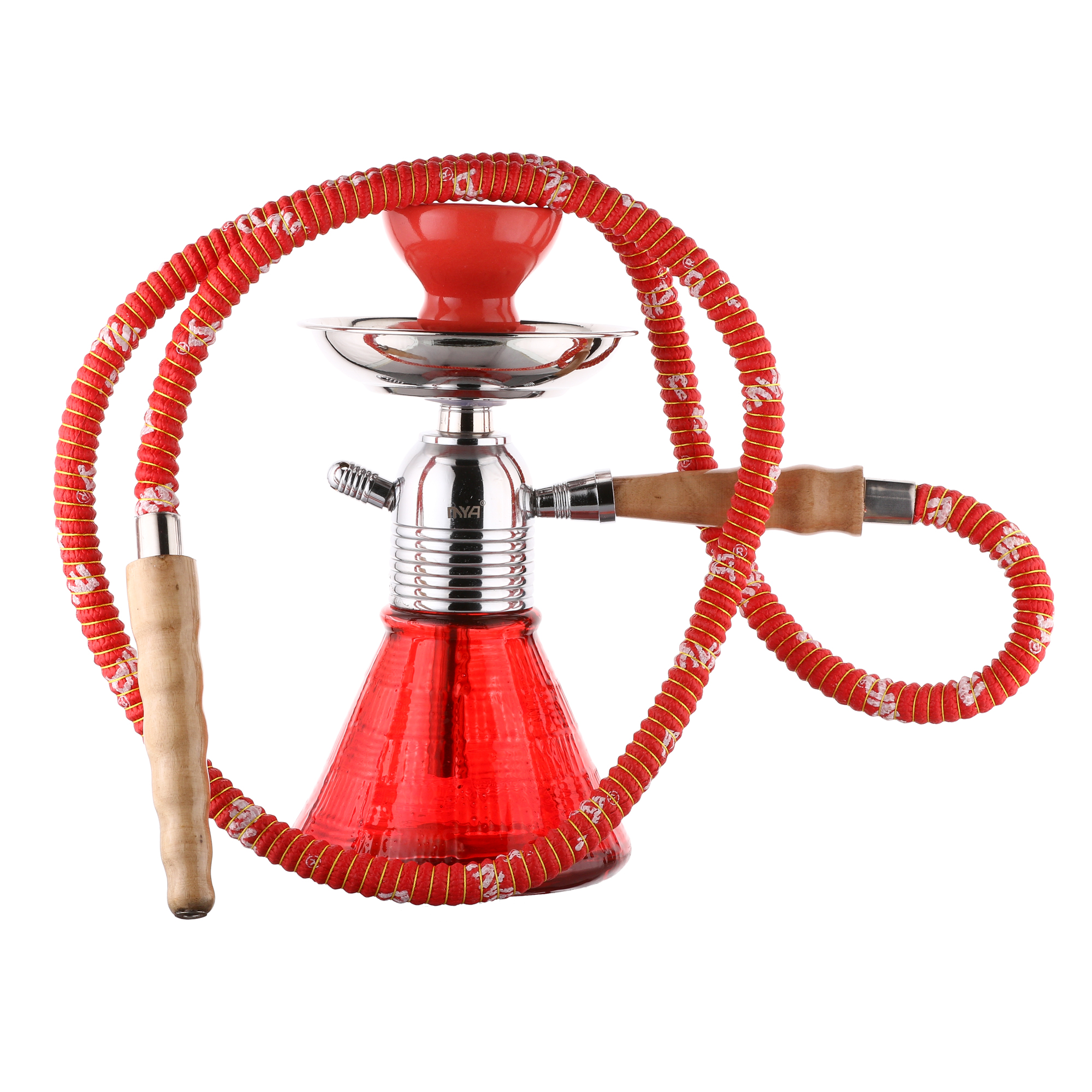 Buy Metier Presents MYA 9 Inch Tall Glass Smoking Hookah with Metal ...