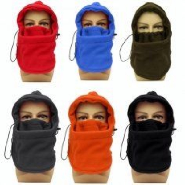 Buy One Face Neck Head Warmer Cap Fleece Hat Adjustable Face Mask ...