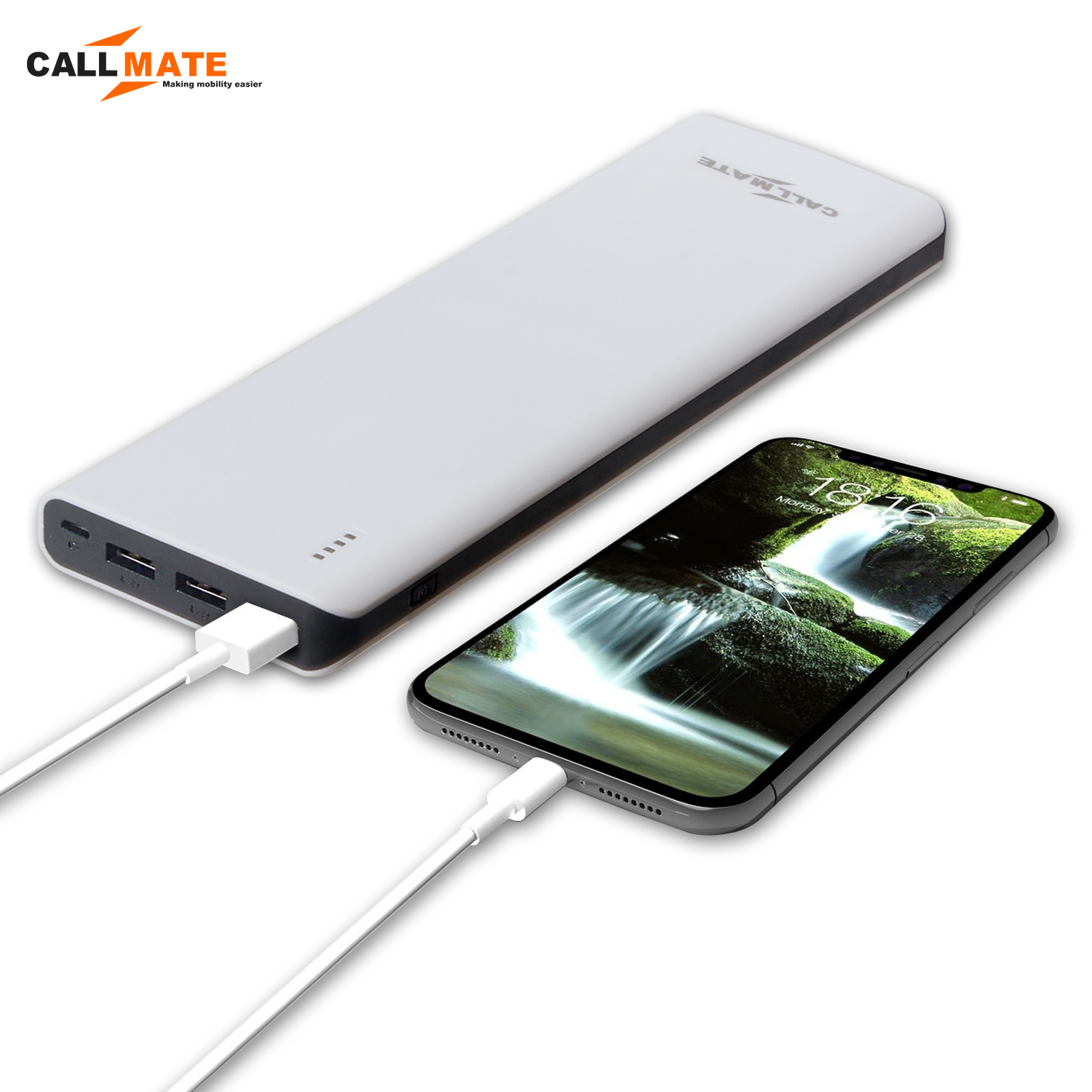Buy CallMate Romoss Power Bank 30000 Mah with 3 USB Ports and LED ...