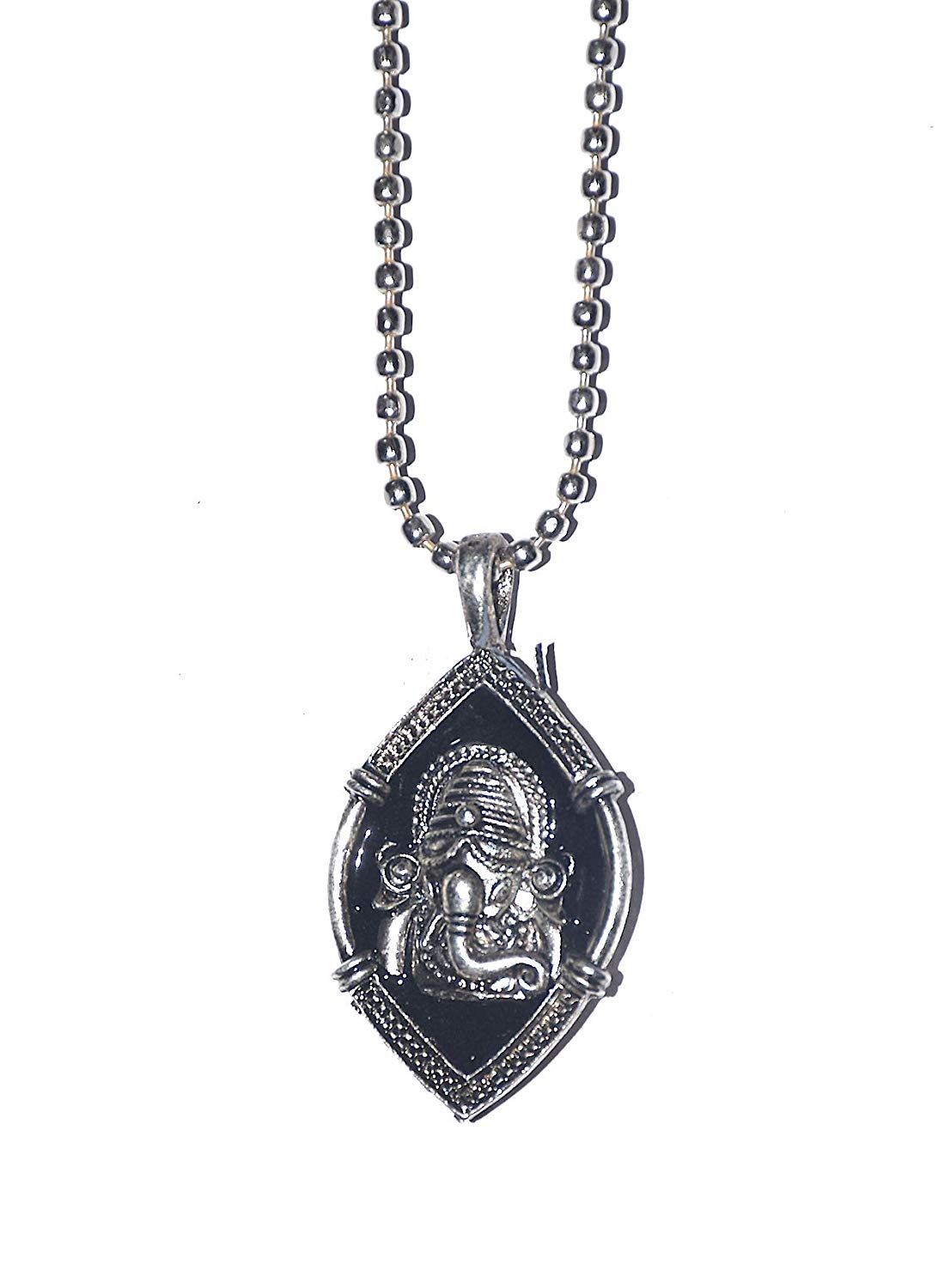 Buy Rudra Divine Pendant in 925 Sterling Silver Ganesh Ji Silver Charm ...
