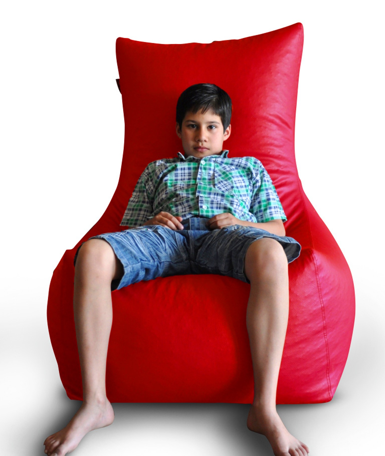 Buy Home Story Chair Bean Bag Xxxl Size Red Color With Beans Online ₹4599 From Shopclues