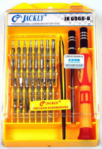 Buy 33 In 1 Jackly Tool Kit Screwdriver Repair For Mobiles,Pda,Laptop ...