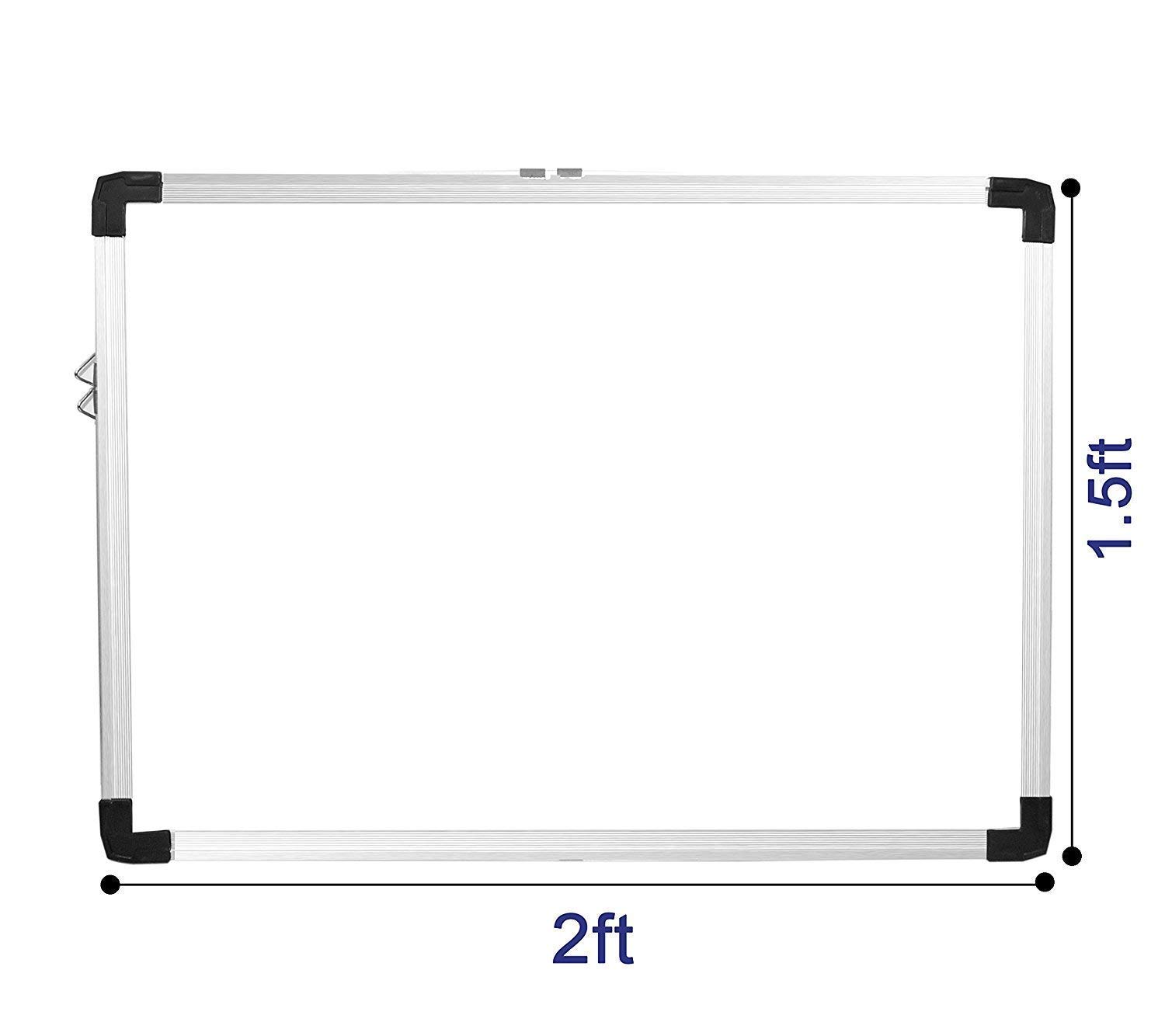 Buy HELLOPERFECT Regular Steel (Non-Magnetic) WHITEBOARD, Lightweight ...