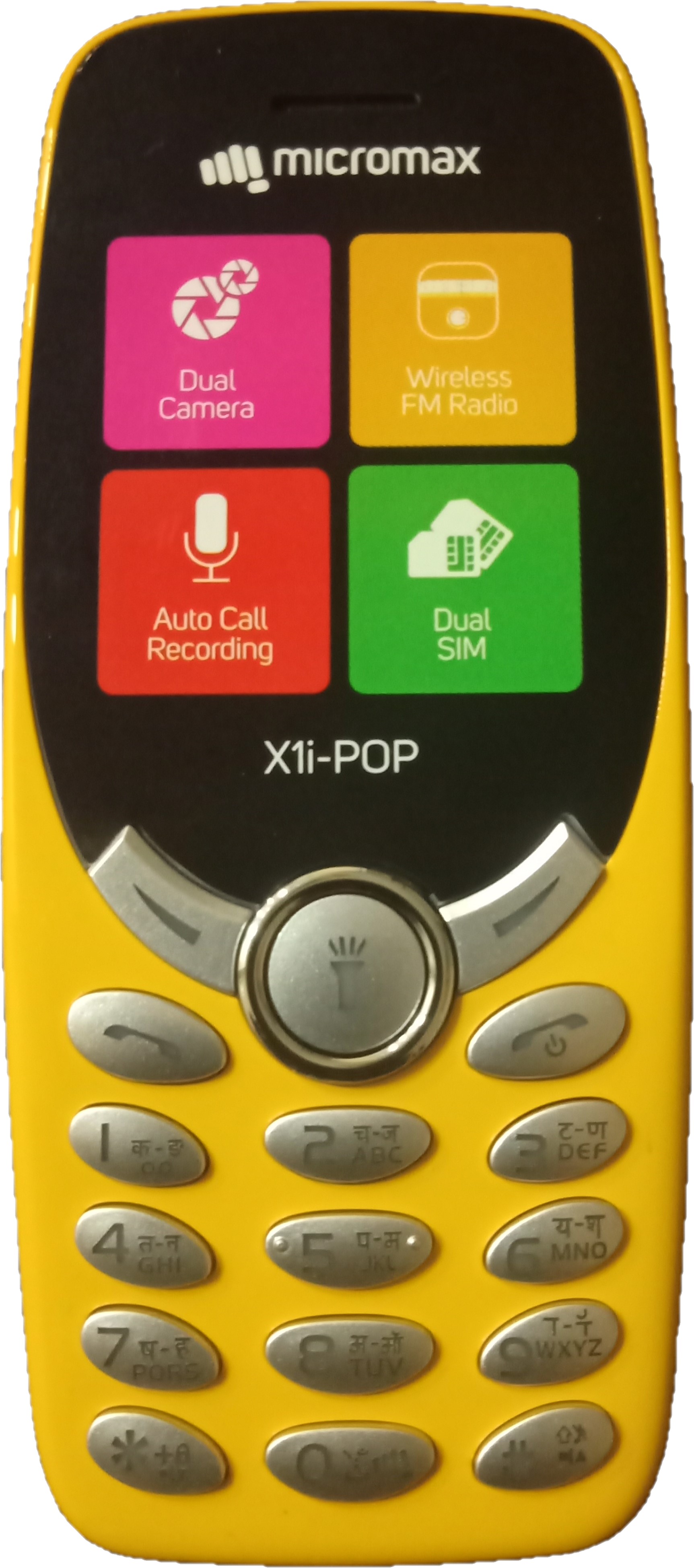 Buy Micromax X1i- POP New Colour offer in Yellow Online @ ₹999 from ...