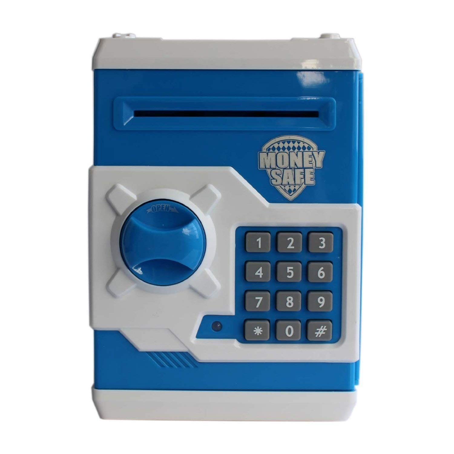 Buy Money Safe Kids Piggy Savings Bank with Electronic Lock (Blue ...
