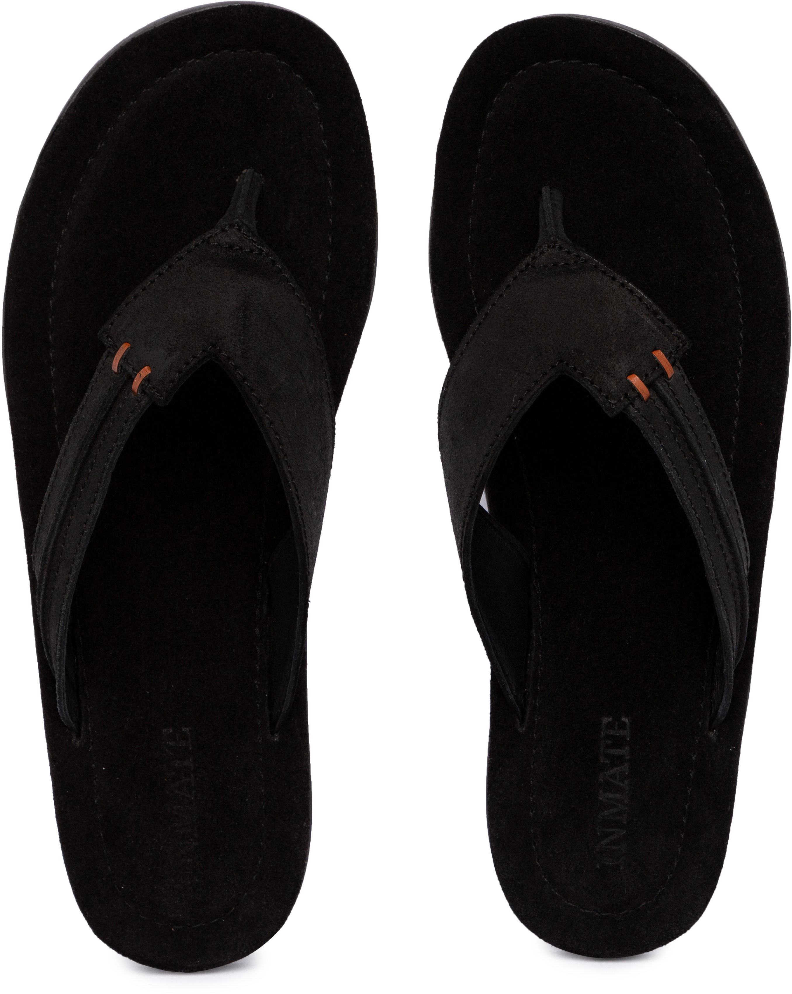 Buy INMATE Men's Stylish Comfortable Black Colour Classic Flip-flops ...