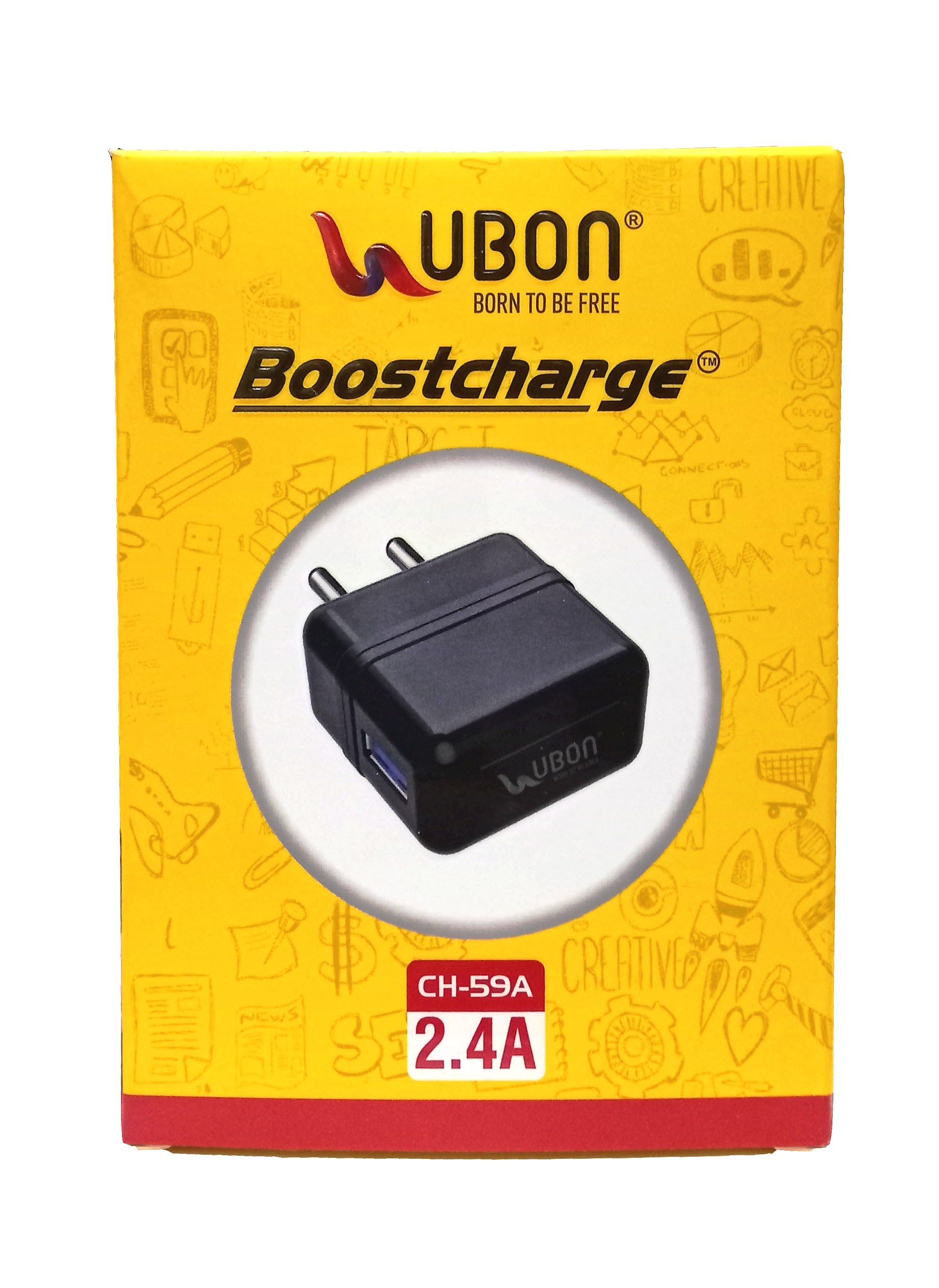 Buy UBON BOOSTCHARGE 2.4A MOBILE CHARGER MICRO USB Online @ ₹349 from ...