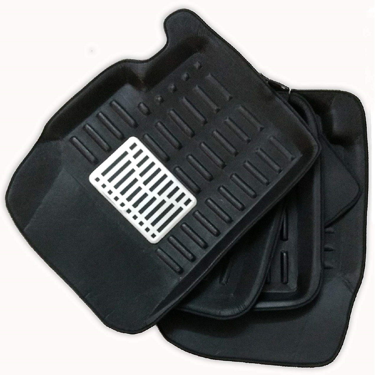 Buy Auto Addict Car 3D Mats Foot mat Black Color for Toyota fortuner ...