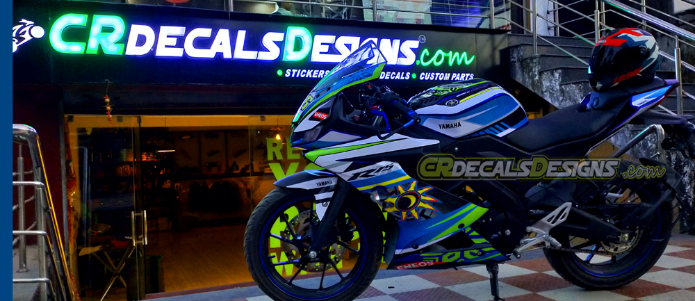 Buy CR Decals YAMAHA R15 V3 Full Body Wrap/Custom Decals/Stickers VR46 RACE KIT Online @ ₹2999 ...